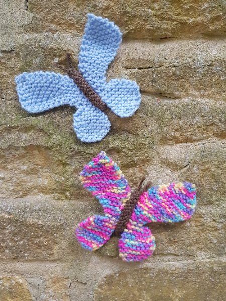 11 Cute Knitted Butterflies Free Patterns ⋆ Bright Stuffs