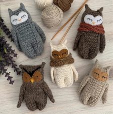 16 Owl Free Knitting Patterns ⋆ Bright Stuffs