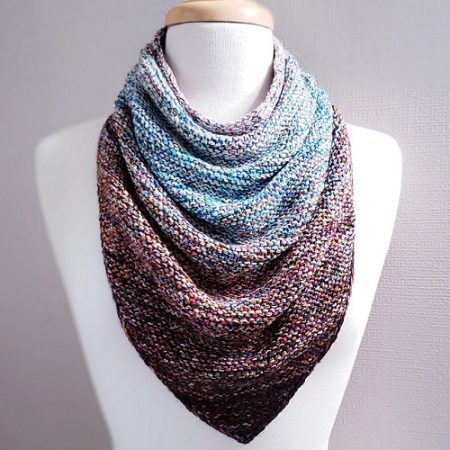 8 Knitted Bandana Free Patterns ⋆ Bright Stuffs