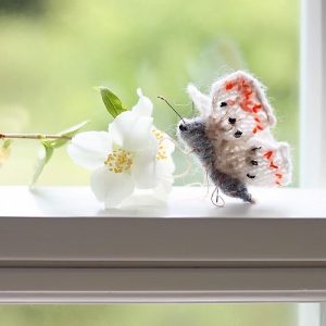 11 Cute Knitted Butterflies Free Patterns ⋆ Bright Stuffs