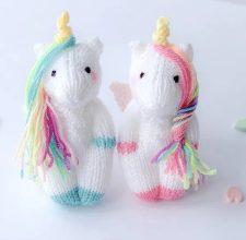10 Knitted Unicorn Free Patterns ⋆ Bright Stuffs