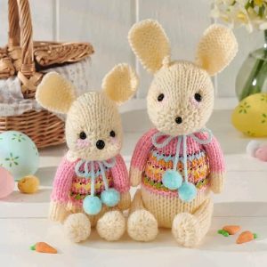 20 Unique Bunny Free Knitting Patterns ⋆ Bright Stuffs