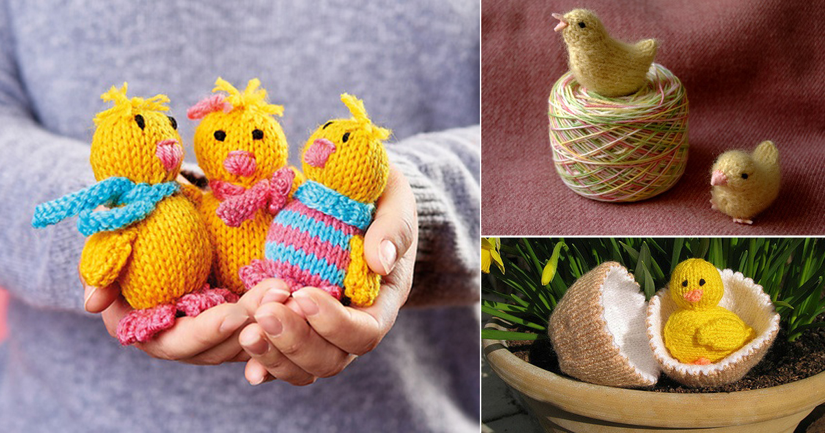 10 Cutest Knitted Chicken Free Patterns ⋆ Bright Stuffs