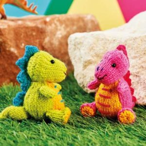 10 Dinosaur Free Knitting Patterns ⋆ Bright Stuffs