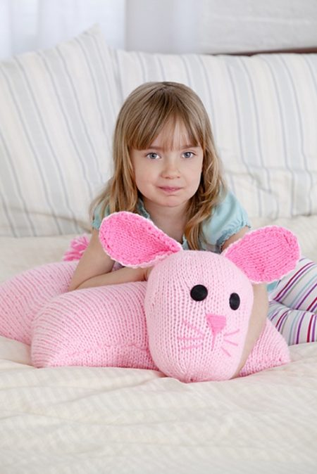 13 Knitted Animal Pillows Free Patterns ⋆ Bright Stuffs