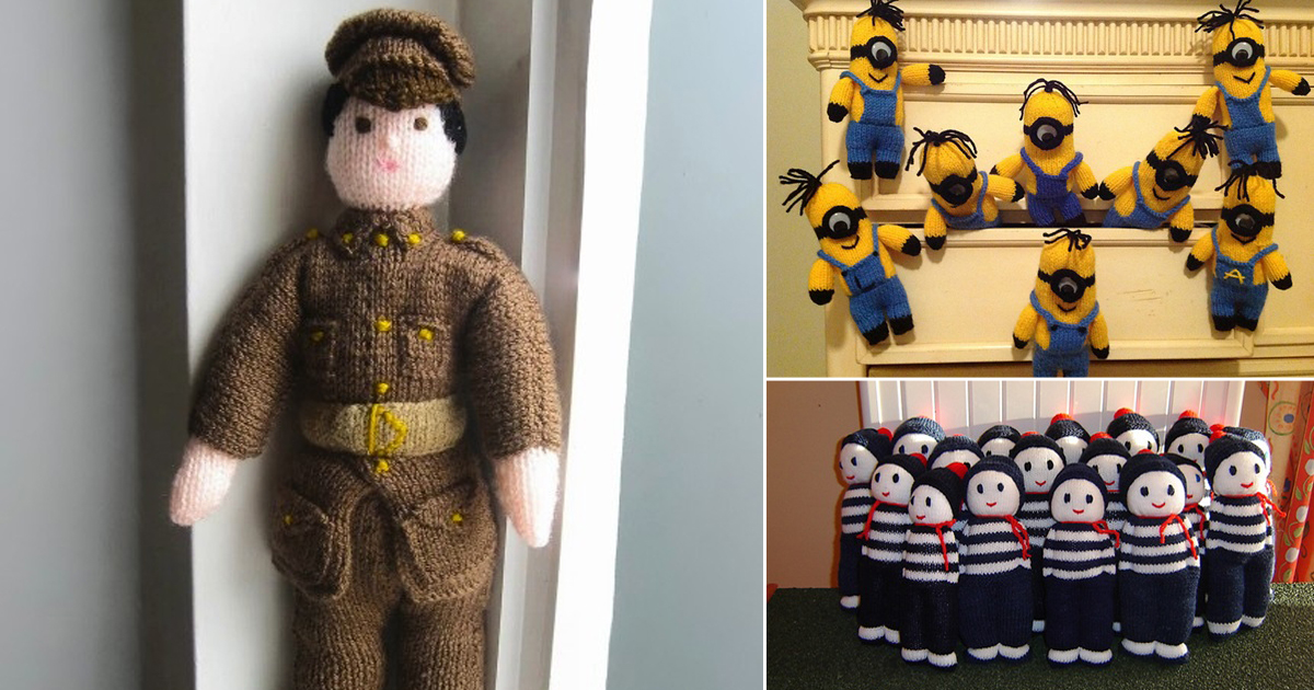 9 Knitted Army Free Patterns ⋆ Bright Stuffs