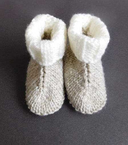 17 Knitted Baby Booties Free Patterns ⋆ Bright Stuffs
