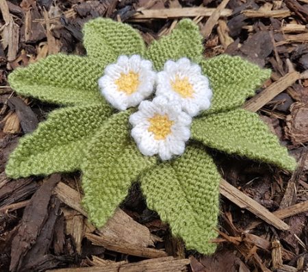 11 Knitted Flowers Free Patterns ⋆ Bright Stuffs