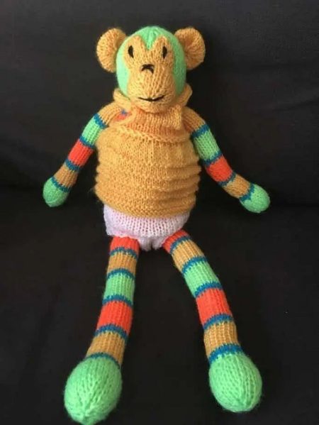 14 Knitted Monkey Free Patterns ⋆ Bright Stuffs