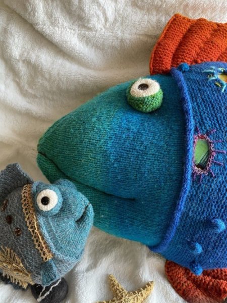 16 Knitted Fish Free Patterns ⋆ Bright Stuffs