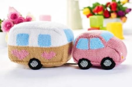 12 Knitted Vehicles Free Patterns ⋆ Bright Stuffs