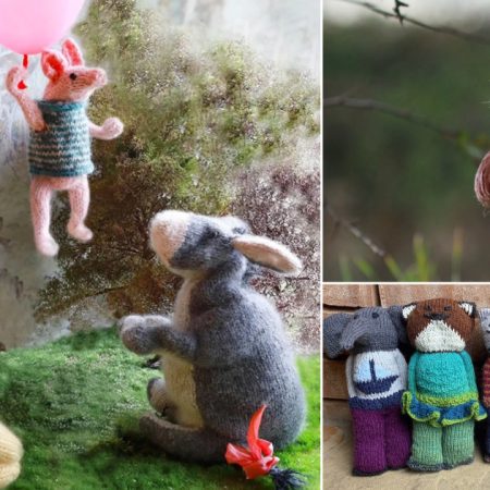 11 Free Rabbit Knitting Patterns ⋆ Bright Stuffs