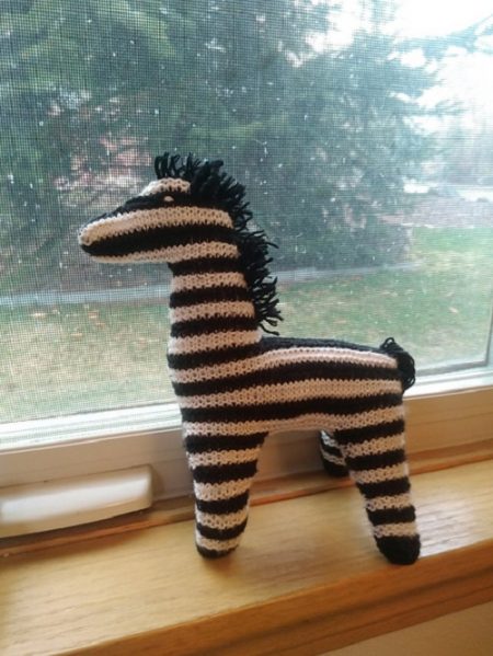 8 Knitted Zebra Free Patterns ⋆ Bright Stuffs