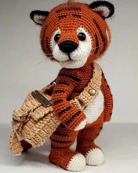 9 Knitted Tiger Free Patterns ⋆ Bright Stuffs