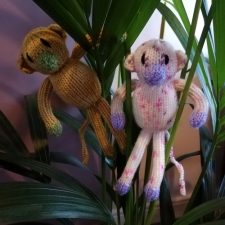 14 Knitted Monkey Free Patterns ⋆ Bright Stuffs