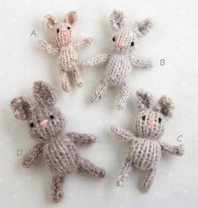 18 Knitted Mini Animals Free Patterns ⋆ Bright Stuffs