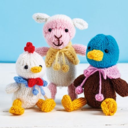 17 Knitted Farm Animal Free Patterns ⋆ Bright Stuffs
