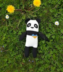 11 Knitted Pandas Free Patterns ⋆ Bright Stuffs