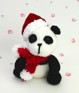 11 Knitted Pandas Free Patterns ⋆ Bright Stuffs
