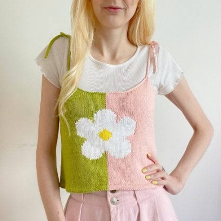 18 Knitted Tank Top Free Patterns ⋆ Bright Stuffs