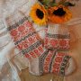 12 Knitted Flower Socks Free Patterns ⋆ Bright Stuffs