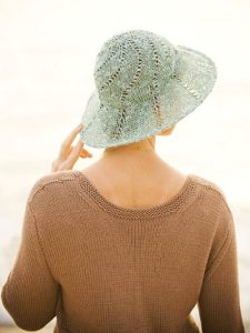 12 Knitted Sun Hats Free Patterns ⋆ Bright Stuffs