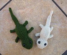 7 Knitted Lizards Free Patterns ⋆ Bright Stuffs