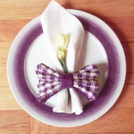 8 Knitted Napkin Rings Free Patterns ⋆ Bright Stuffs