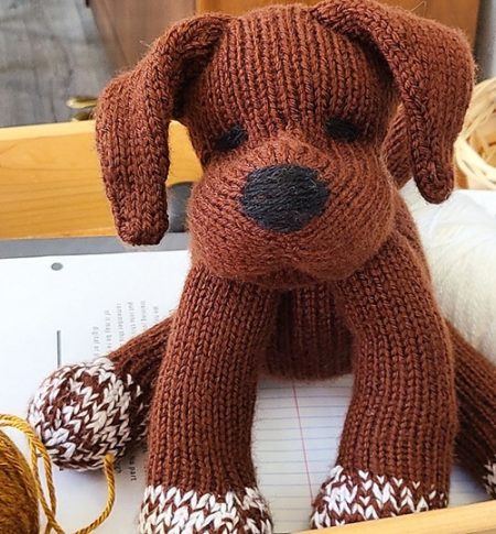 12 Knitted Puppies Free Patterns ⋆ Bright Stuffs