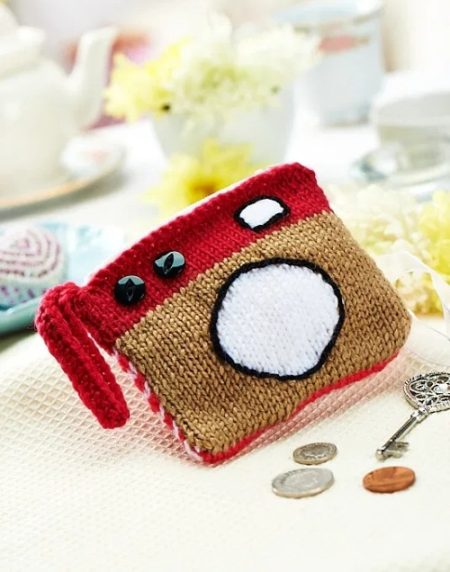 18 Knitted Purse Free Patterns ⋆ Bright Stuffs
