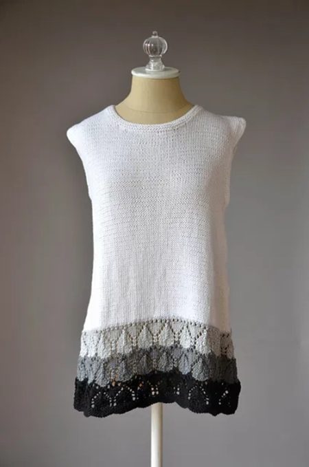 18 Knitted Tank Top Free Patterns ⋆ Bright Stuffs