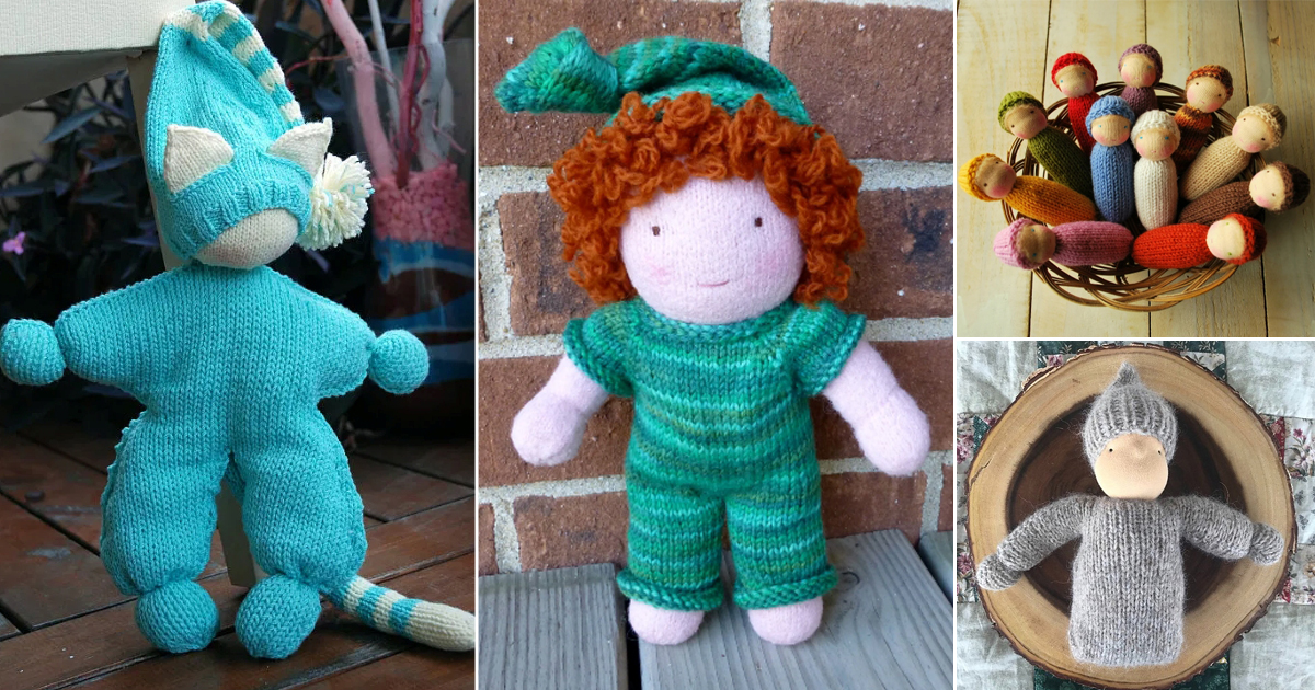 10 Knitted Waldorf Dolls Free Patterns ⋆ Bright Stuffs