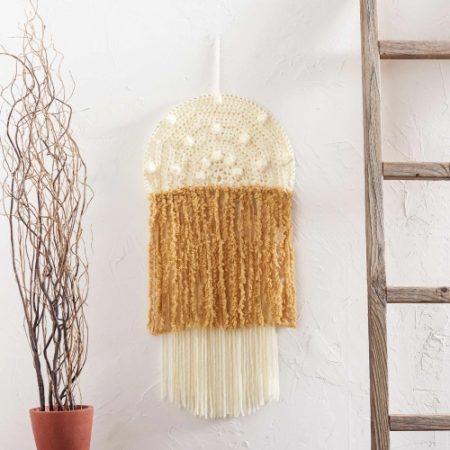 14 Knitted Wall Hanging Free Patterns ⋆ Bright Stuffs