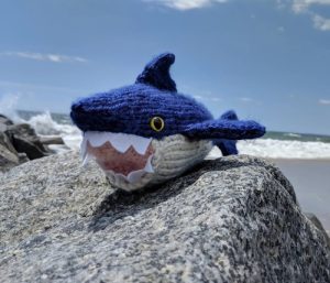 8 Shark Free Knitting Patterns ⋆ Bright Stuffs