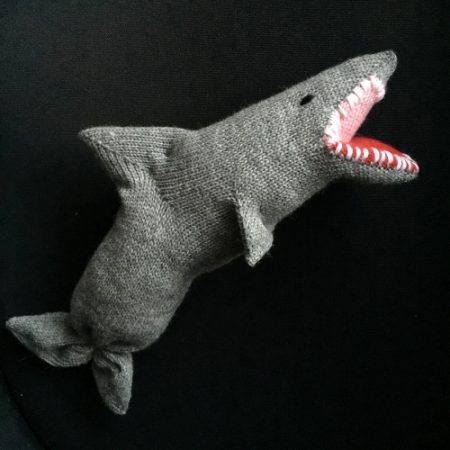 8 Shark Free Knitting Patterns ⋆ Bright Stuffs