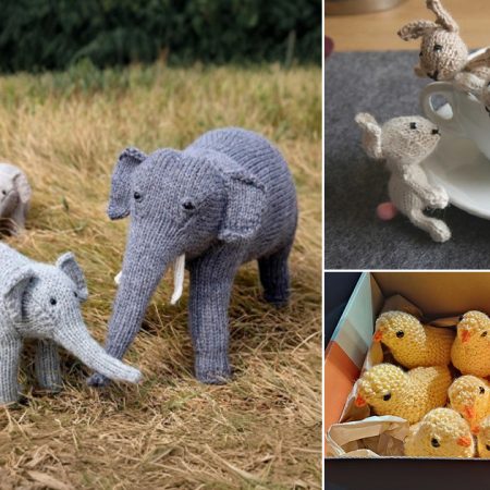 12 Free Rabbit Knitting Patterns ⋆ Bright Stuffs