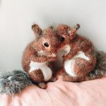 10 Knitted Squirrel Free Patterns ⋆ Bright Stuffs