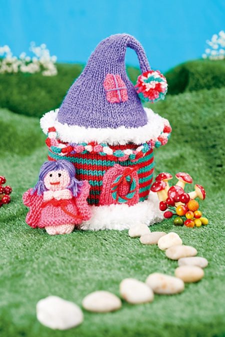 7 Knitted Fairy House Free Patterns ⋆ Bright Stuffs