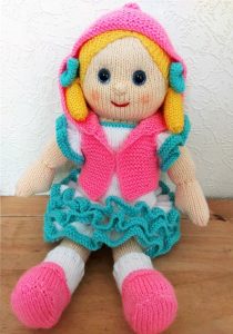 14 Knitted Rag Doll Free Patterns ⋆ Bright Stuffs
