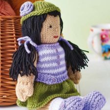 14 Knitted Rag Doll Free Patterns ⋆ Bright Stuffs