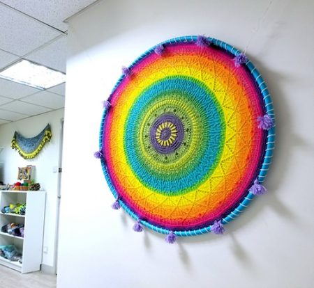 8 Mandala Free Knitting Patterns ⋆ Bright Stuffs