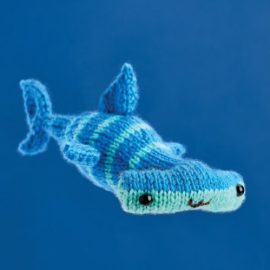 8 Shark Free Knitting Patterns ⋆ Bright Stuffs