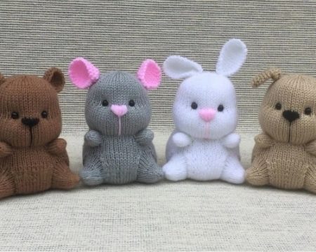 17 Knitted Animal Friends Free Patterns ⋆ Bright Stuffs