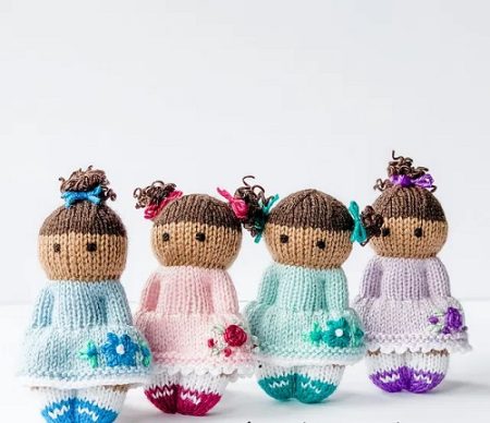 10 Knitted Comfort Dolls Free Patterns ⋆ Bright Stuffs