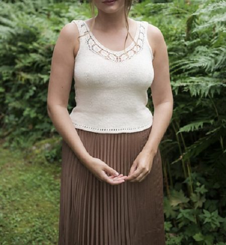 21 Knitted Sleeveless Top Free Patterns ⋆ Bright Stuffs