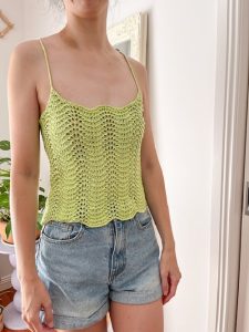 21 Knitted Sleeveless Top Free Patterns ⋆ Bright Stuffs