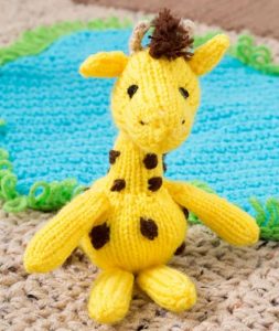 13 Knitted Giraffe Free Patterns ⋆ Bright Stuffs