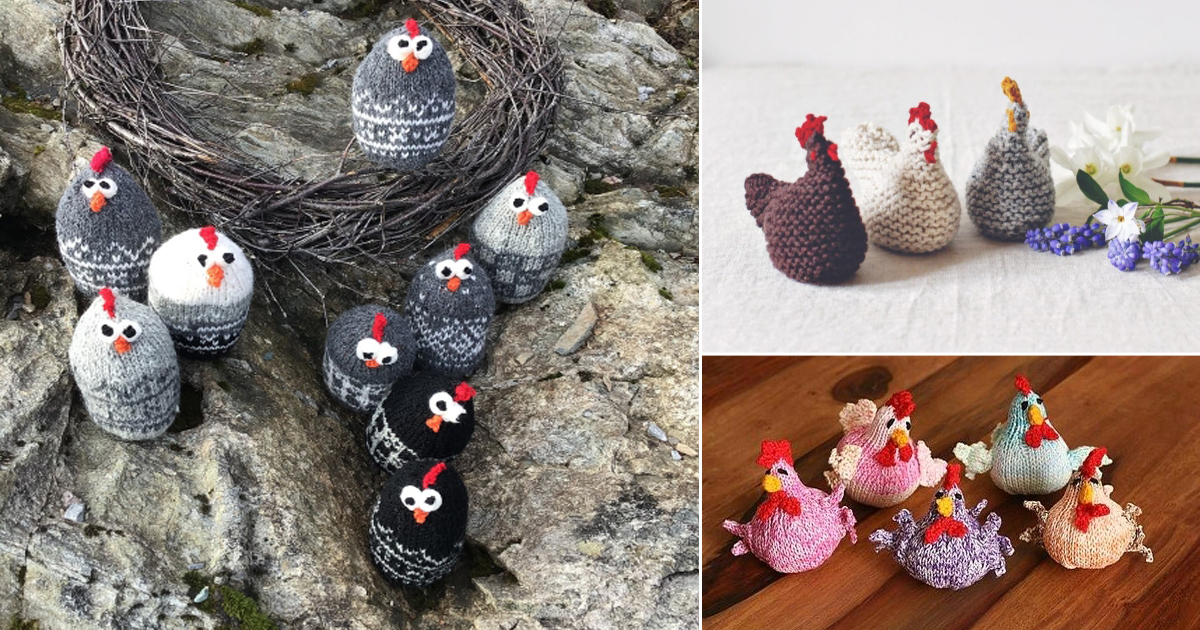9 Brood of Hens Free Knitting Patterns ⋆ Bright Stuffs