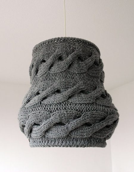 8 Knitted Lampshade Free Patterns ⋆ Bright Stuffs
