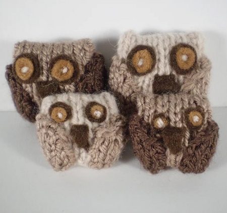 7 Knitted Mini Owl Free Patterns ⋆ Bright Stuffs